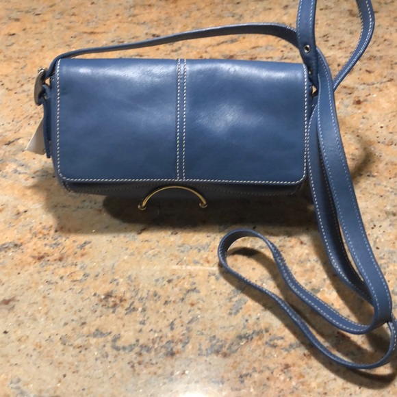 Coach | Bags | Authentic Coach Blue Mini Purse | Poshmark